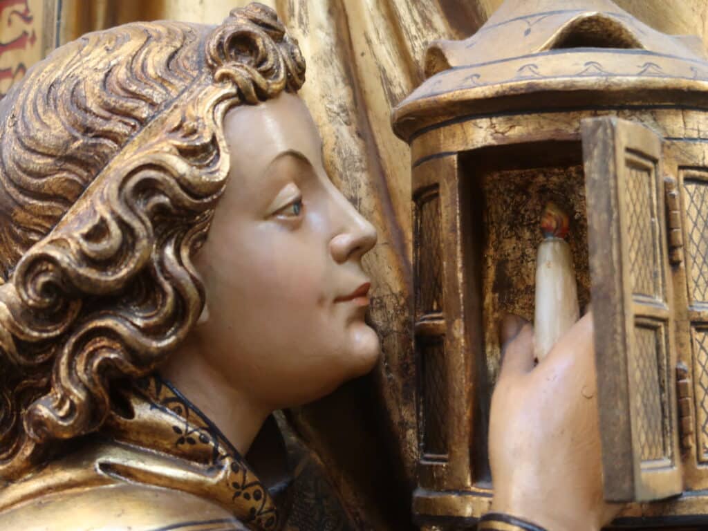 La statue de Sainte Gudule